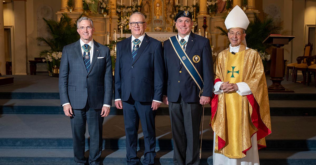 New Supreme Warden, Supreme Master Installed | KofC.org