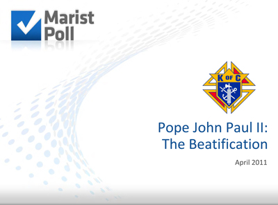 Vast Majority of Americans Admire Pope John Paul II and Applaud His Beatification